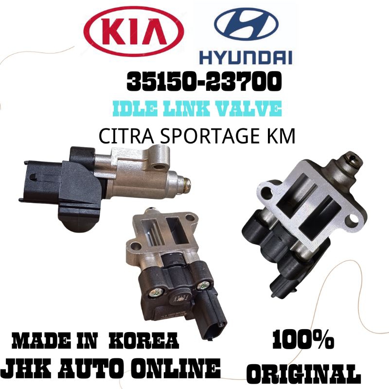 35150-23700 IDLE LINK VALVE CITRA SPORTAGE KM 100% NEW ORIGINAL MADE IN ...