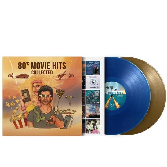 Various Artists - 80's Movie Hits Collected ( 2 LP )( BLUE & GOLD Vinyl ...