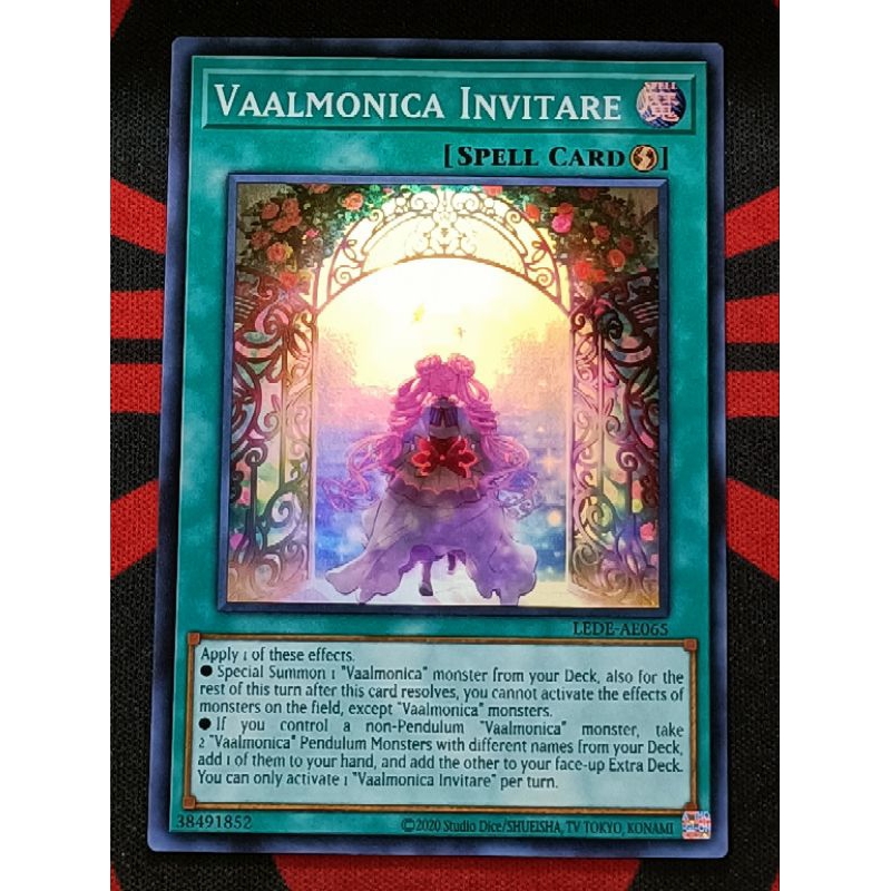 YUGIOH KONAMI LEDE-AE065 Vaalmonica Invitare (Super Rare) | Shopee Malaysia