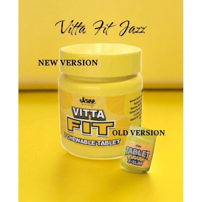 ORIGINAL HQ 5 BOTOL TABLET KUQUIH X-SLIM / VITTA FIT BY JAZZ | Shopee ...