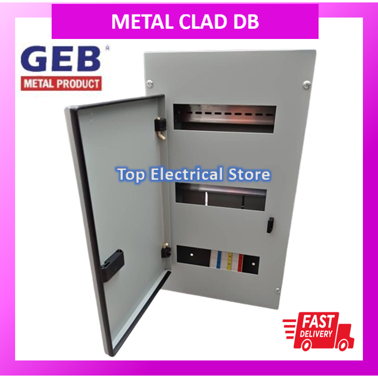GEB METAL CLAD DB 3 ROW 10 WAY DISTRIBUTION BOX ELECTRICAL BOX KOTAK ...