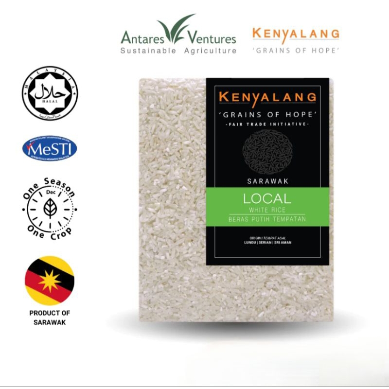 Kenyalang Sarawak Local White Rice 1kg | Shopee Malaysia