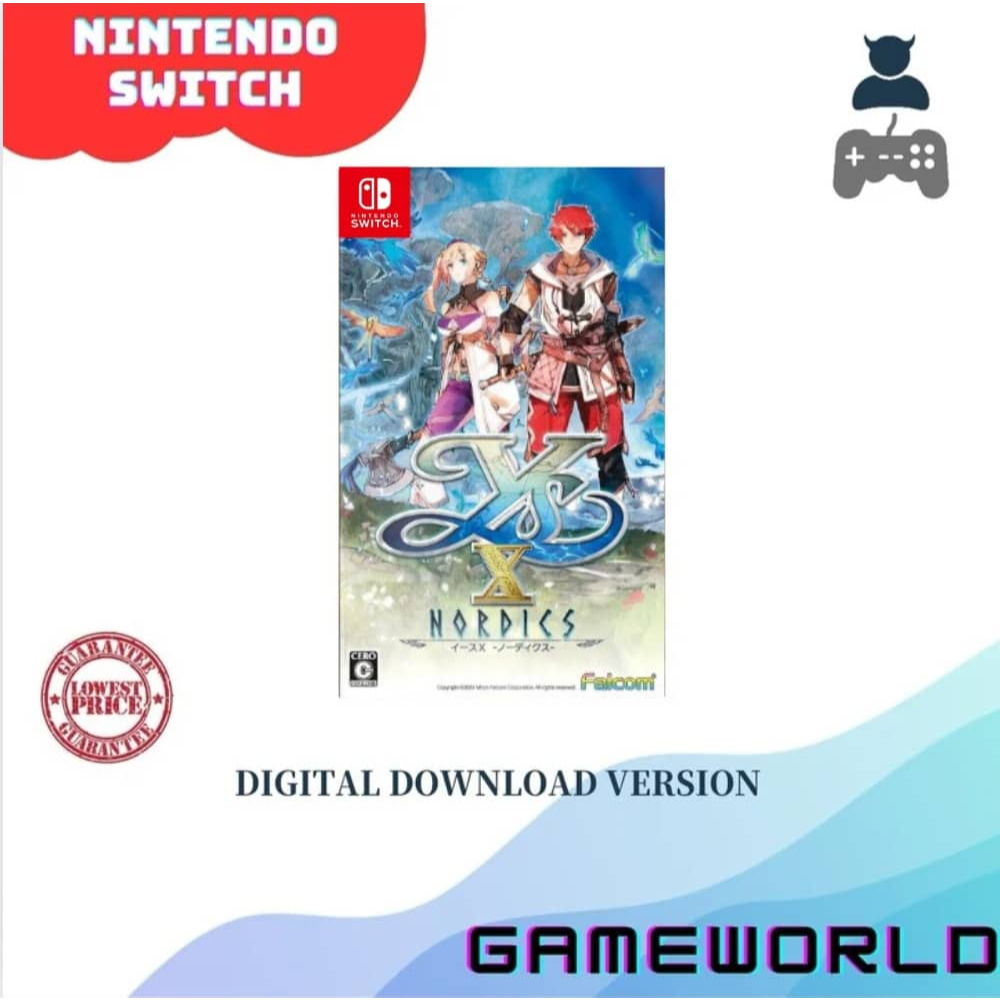 【NINTENDO SWITCH】Ys X: Nordics Digital Download Games Normal Version ...