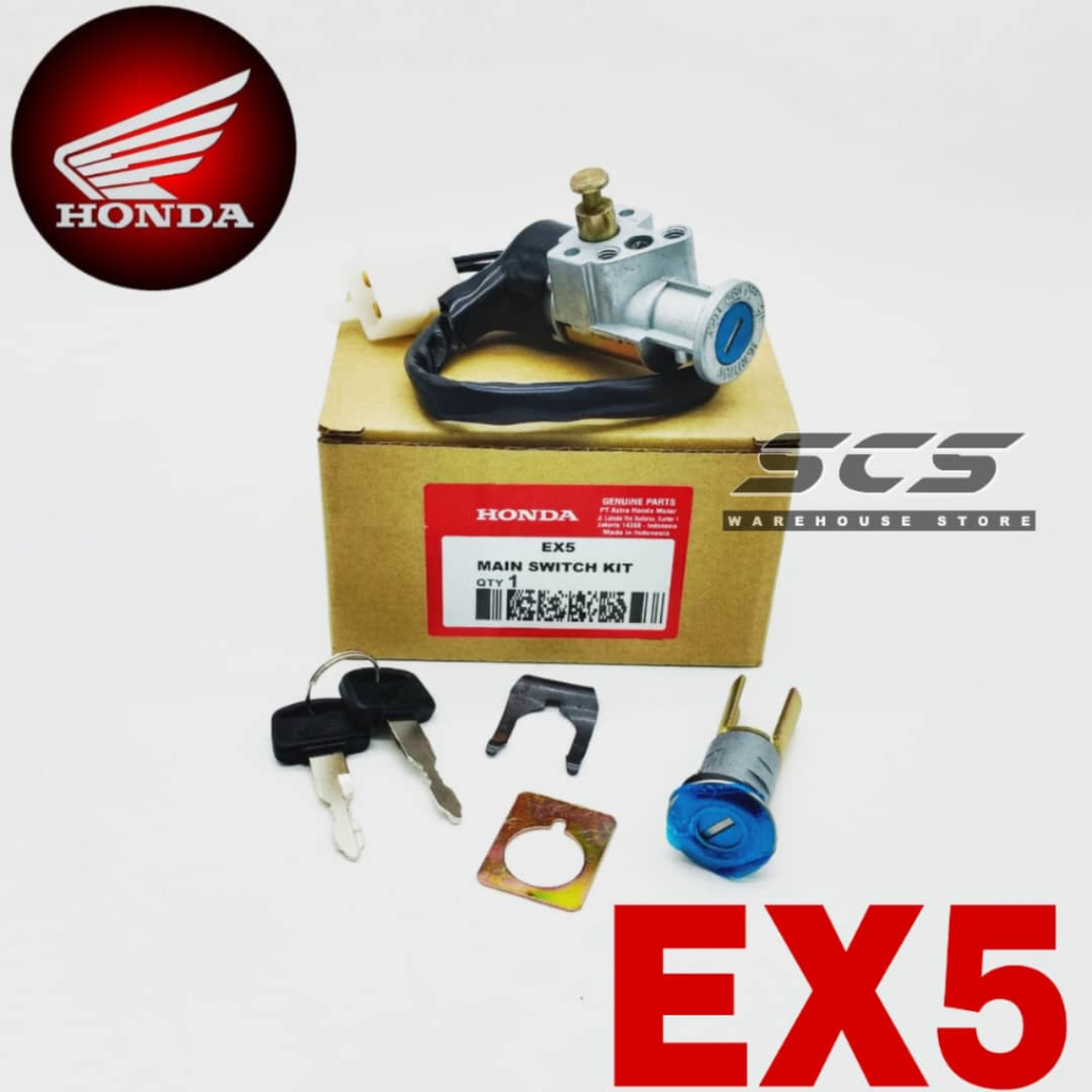 HONDA EX5 Main Switch Kit Set Ignition Key Lock Genuine Parts ...