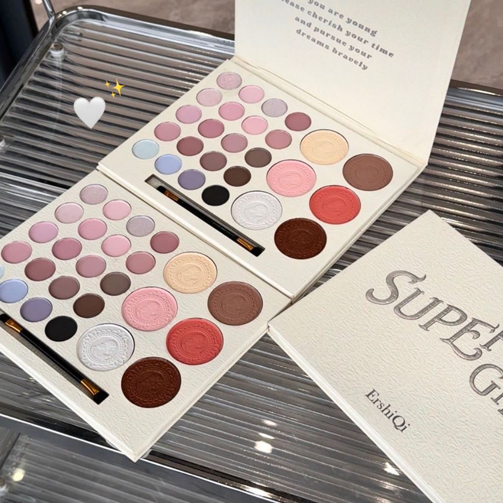 26 Colors Eyeshadow Palette Pearly Matte Earth Color Eyeshadow Portable ...