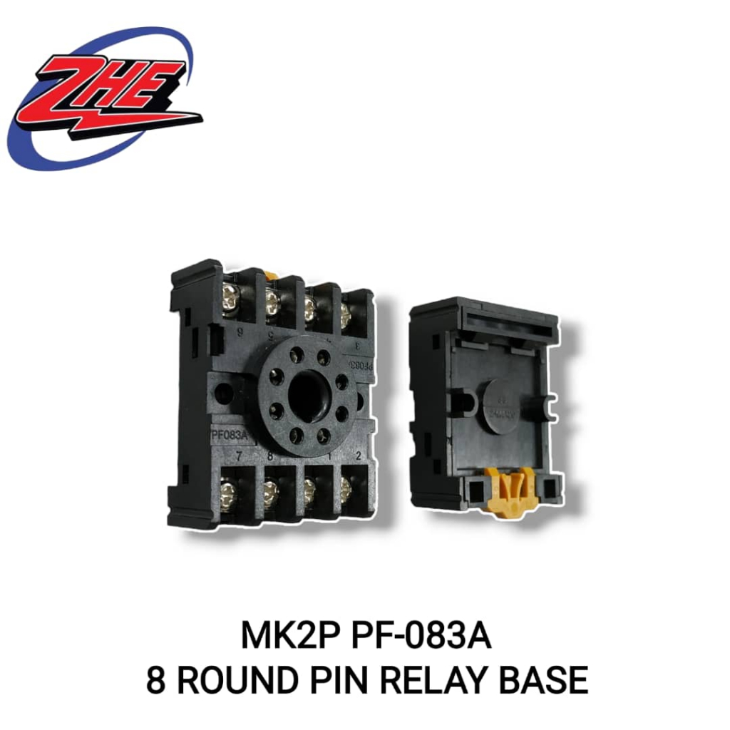 MK2P MK2P-I PF-083A 8 ROUND PIN FRONT MOUNTING RELAY SOCKET BASE ...