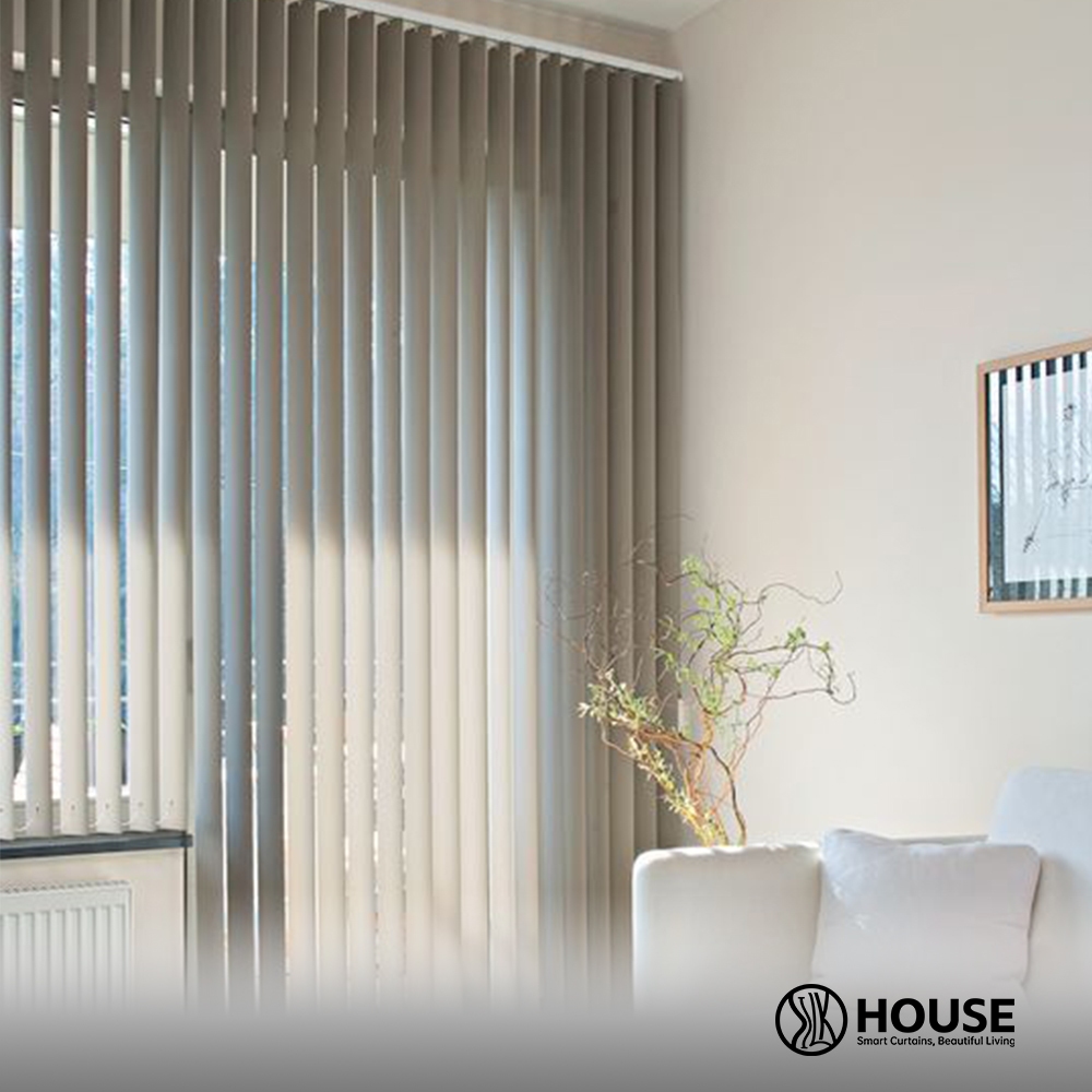 Bidai Menegak 127mm Blackout 80% | Vertical Blinds Set Lengkap untuk ...