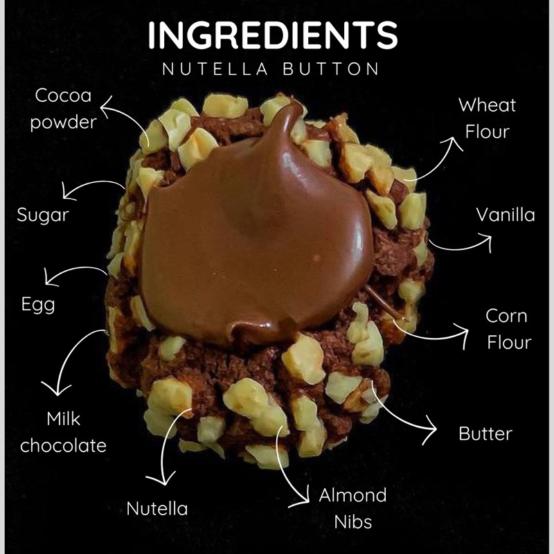 Nutella Button (Chocolate Cookies) | Shopee Malaysia
