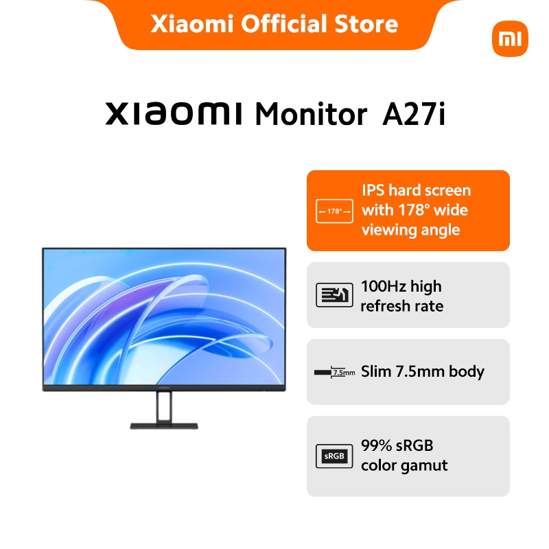 Xiaomi Monitor A27i 1080P/100Hz refresh rate/HDMI 2.0+DP 1.4 port/IPS ...