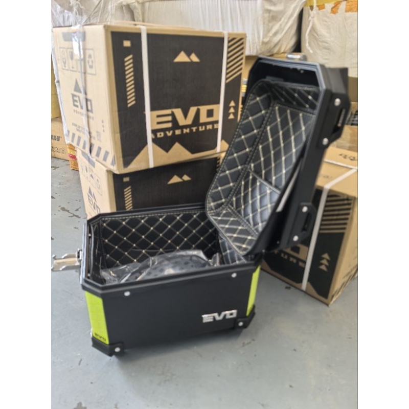 EVO ADV PP 35 LITER TOP BOX TOP CASE SIDE OPEN XPR SERIES( WITH INNER ...