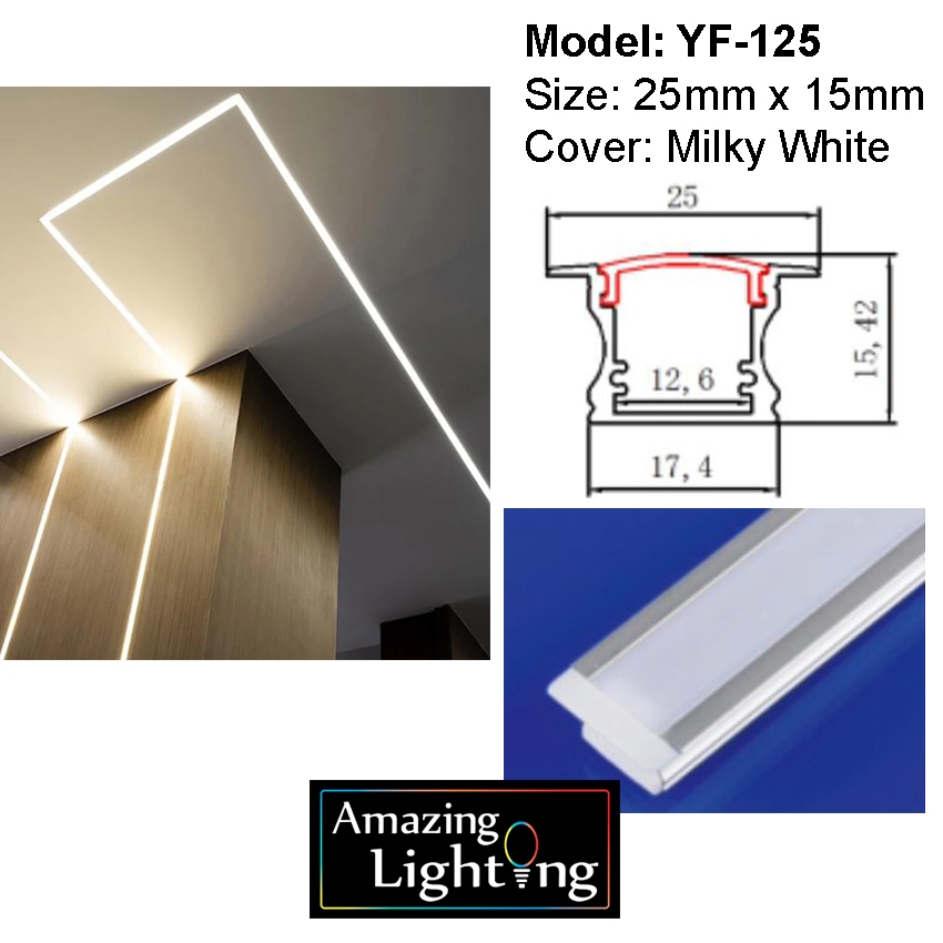 Aluminium Profile Casing LED Light Channel Strip Light LED Track Light ...