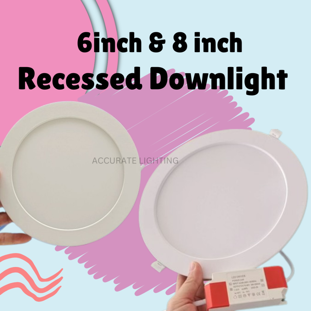 DOWNLIGHT LED Downlight 6inch 8inch Ceiling Recessed Downlight 18W ...