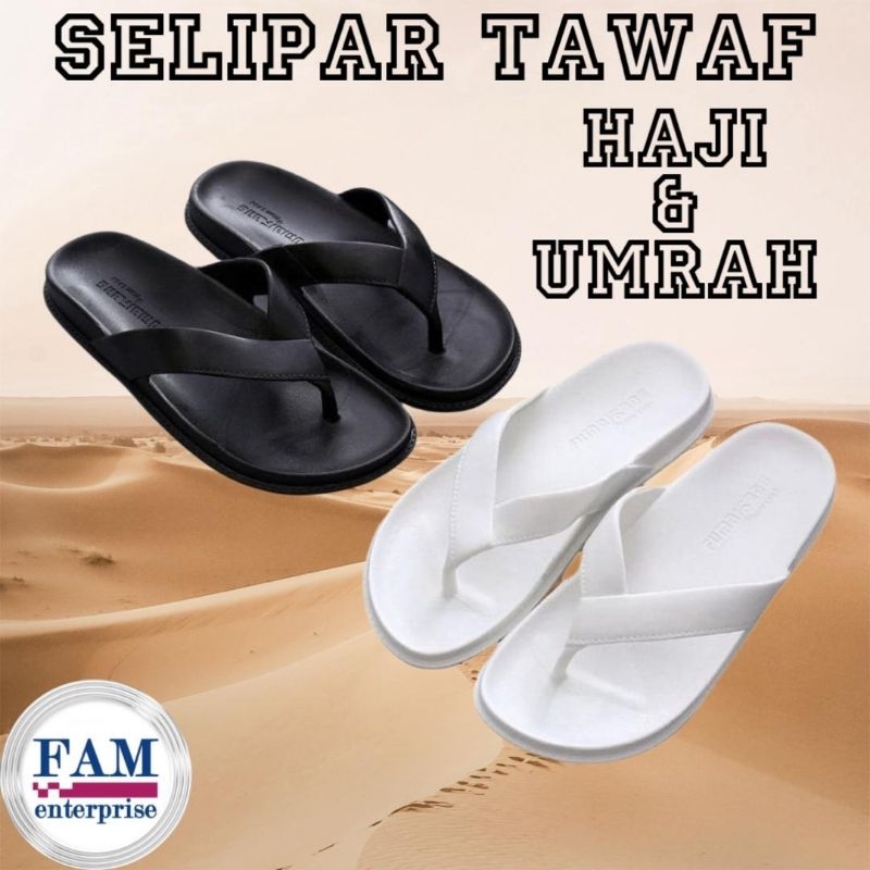 Selipar Getah Tawaf Haji & Umrah Anti-Slip & Soft Lelaki/ Perempuan ...