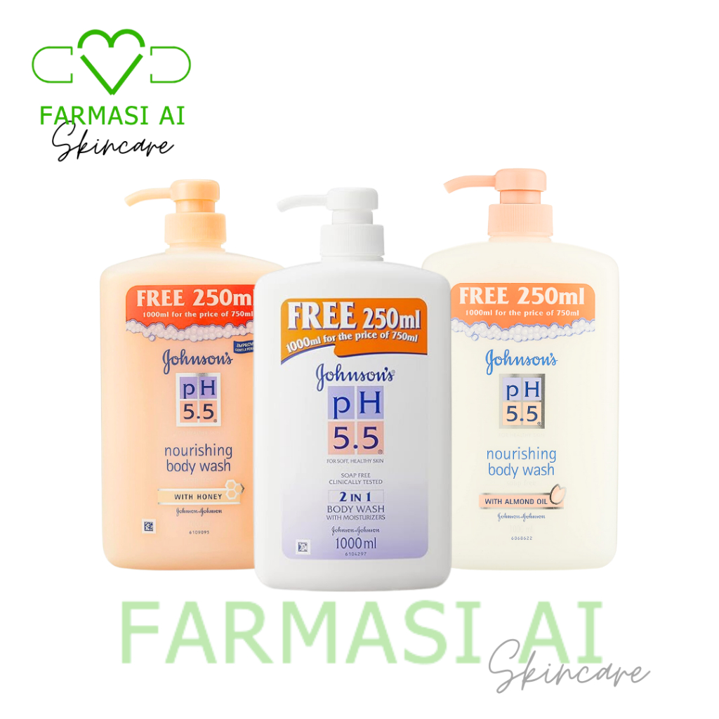 Johnson & Johnson Ph5.5 Body Wash 750ml FOC 250ml (Expiry Date in Description) | Shopee Malaysia