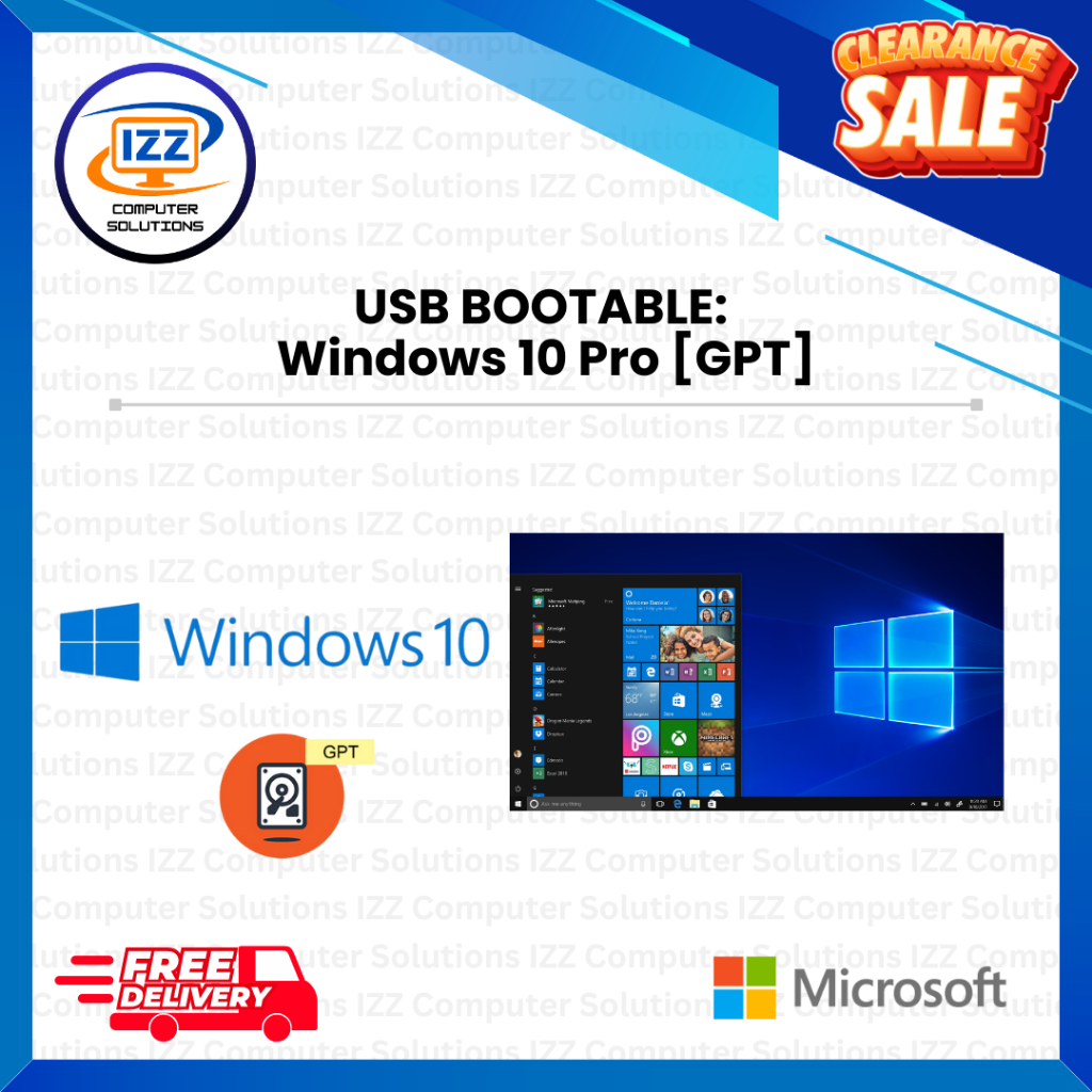 USB BOOTABLE: Windows 10 USB Pendrive Bootable for Windows Repairing ...