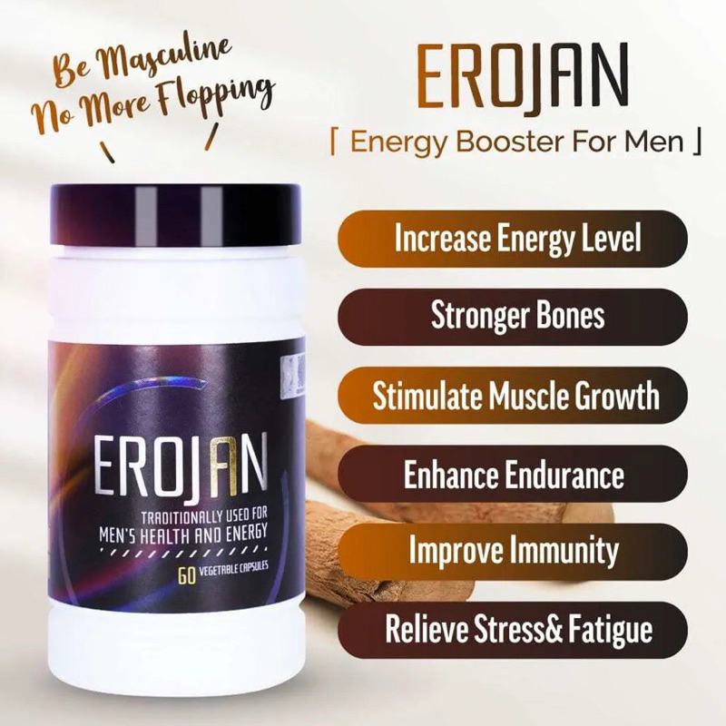 Ready Stock Erojan 💯 Original bottle 60 tablets | Shopee Malaysia