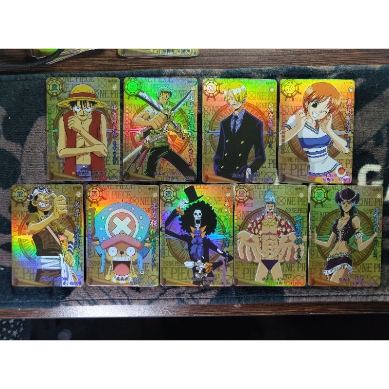 One Piece Cards. Mugiwara/ Straw Hat Pirates. Luffy/ Zoro/ Sanji/ Nami ...