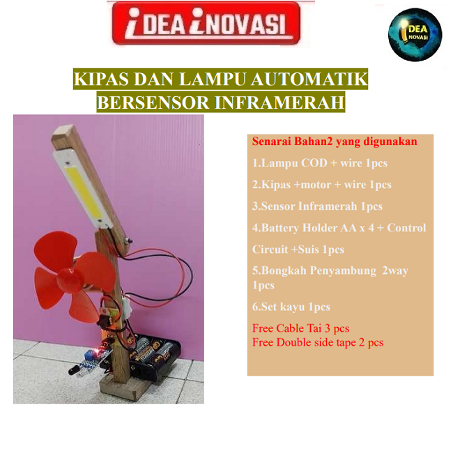 Projek RBT 19 :KIPAS DAN LAMPU AUTOMATIK BERSENSOR INFRAMERAH-Projek ...