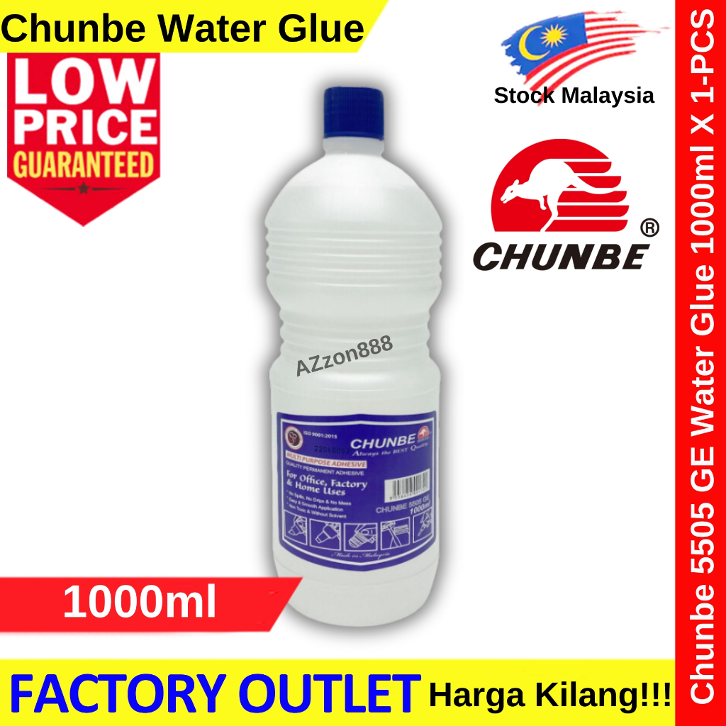 CHUNBE Water Glue Multi Purpose Adhesive 1000ml #Chunbe #5505 #Genaral ... CHUNBE Water Glue Multi Purpose Adhesive 1000ml #Chunbe #5505 #Genaral ...