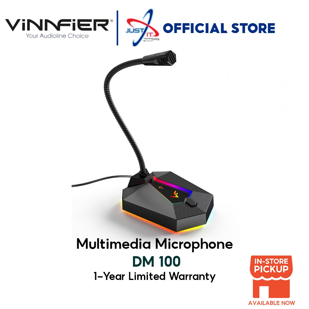 Vinnfier Multimedia Microphone DM100 | Shopee Malaysia