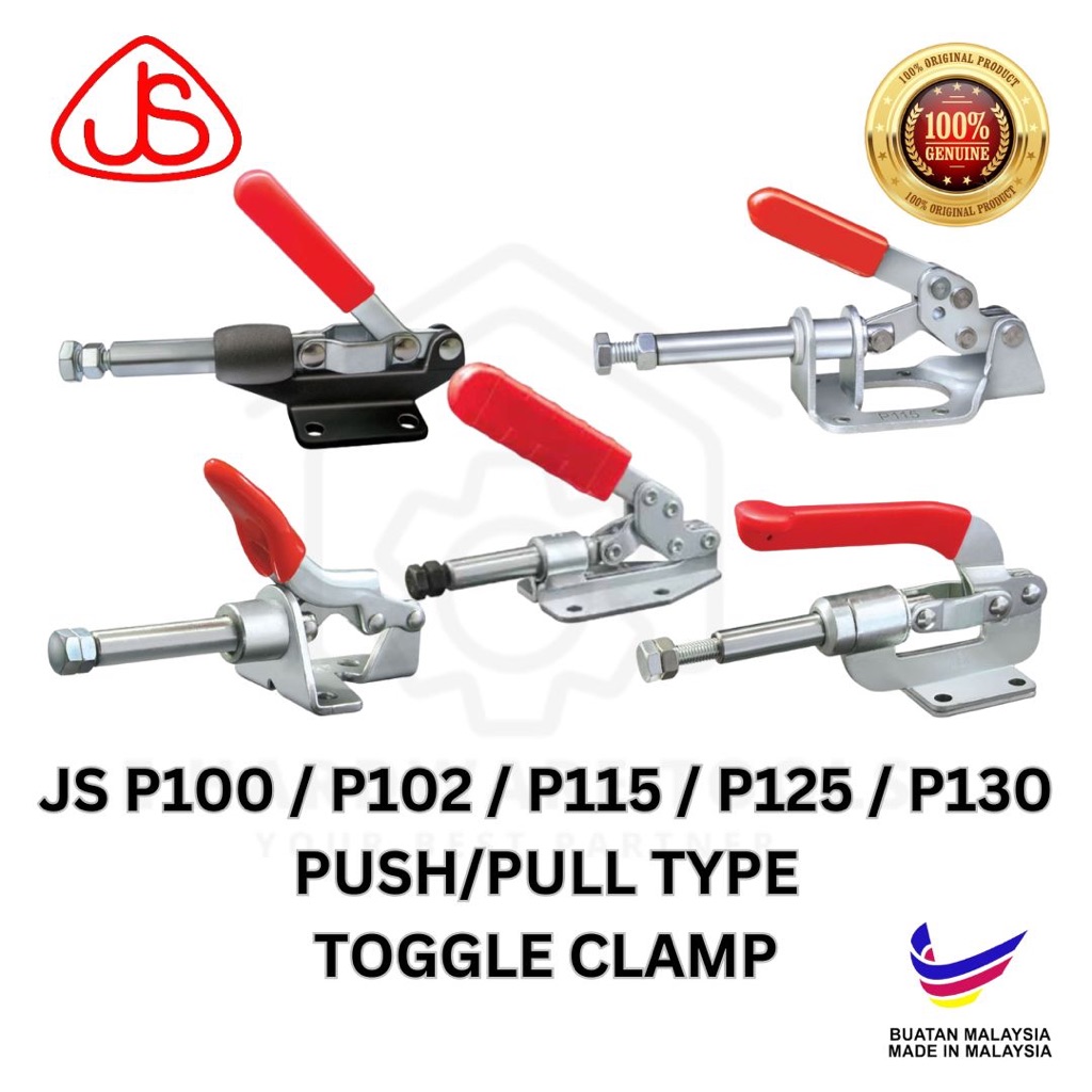 JS CLAMP Push/Pull Type Toggle Clamp P100 P102 P115 P125 P130 | Shopee ...