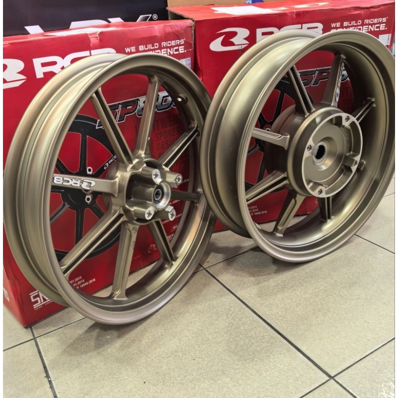 RCB SP800 HONDA VARIO 160 / CLICK 160 215/350-14INCH SPORT RIM SET (1 ...