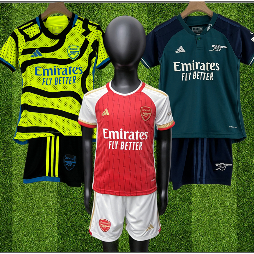 KIDS 23/24!!! ARSENAL HOME AWAY 3RD KIDS FANS ISSUE KIT *LOCAL SELLER ...