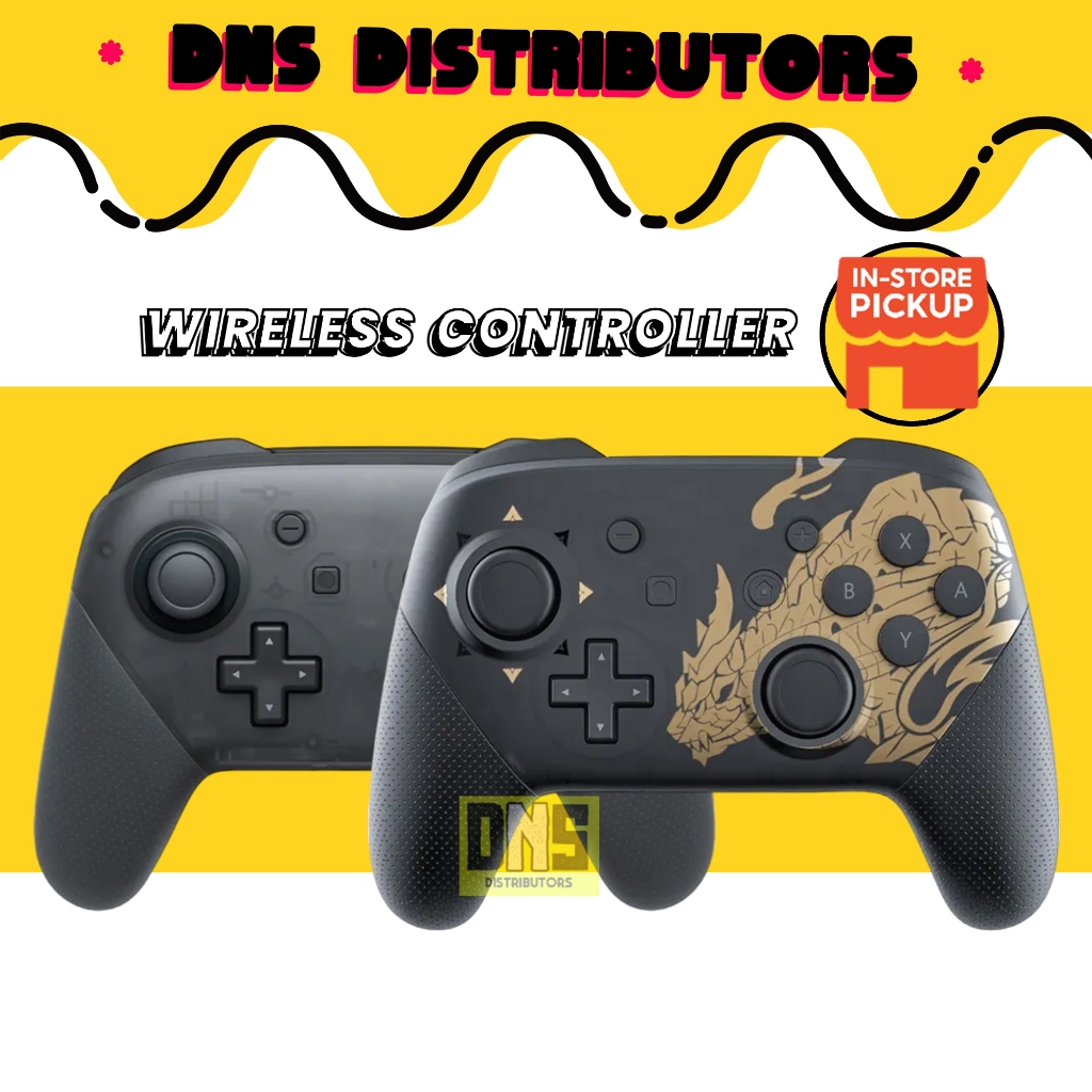 【READY STOK】Nintendo Switch Pro Controller 1:1 Full Features WITH NFC ...