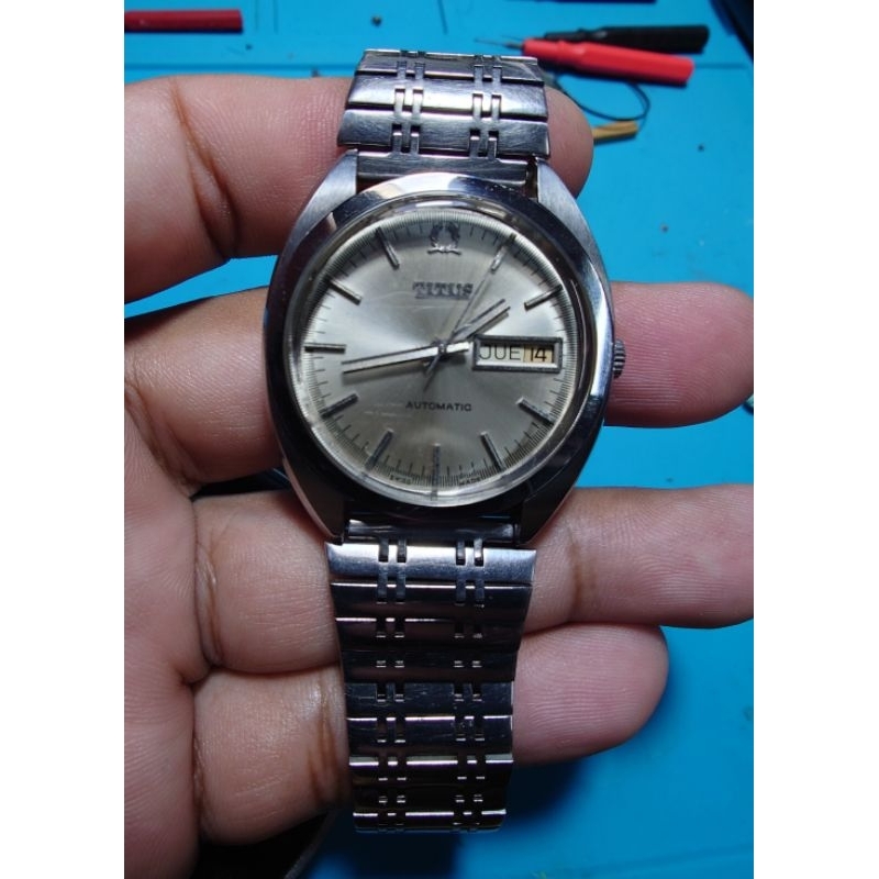 TITUS WATCH AUTOMATIC SWISS MADE | Shopee Malaysia