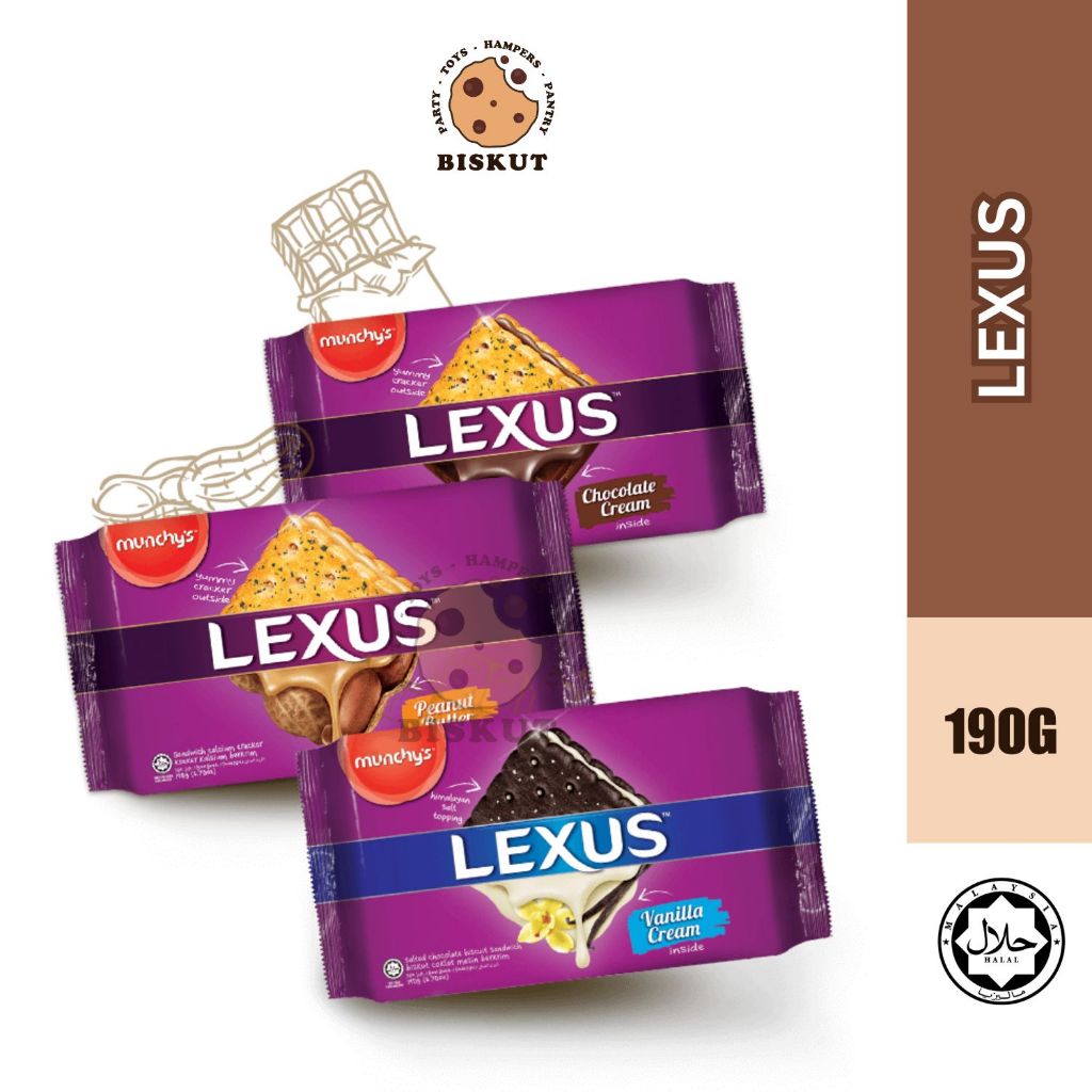 MUNCHY'S LEXUS SANDWICH CALCIUM CRACKER | Shopee Malaysia