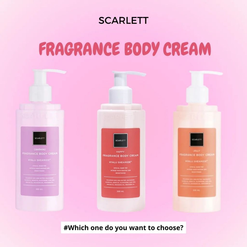 BODY CREAM SCARLETT SKIN CARE SERIES ORIGINAL | Shopee Malaysia