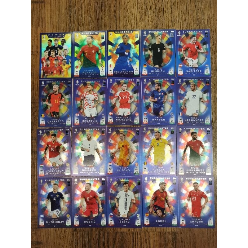 Topps Match Attax UEFA Euro 2024 - Limited Edition Cards (Mega Tin ...