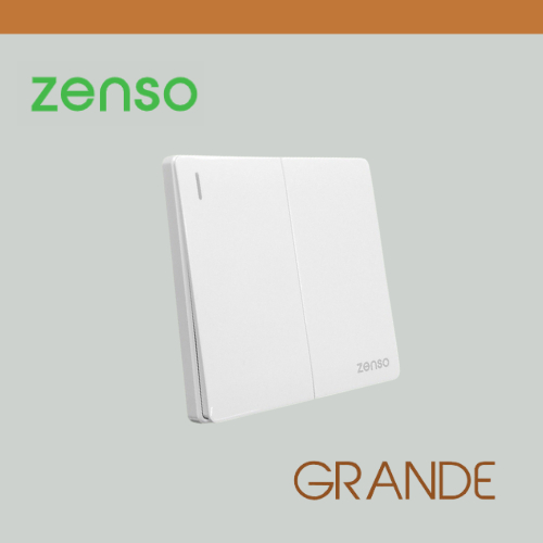 Zenso Grande G1021F 16A 2 Gang Auto Gate Push Button Momentary Switch ...