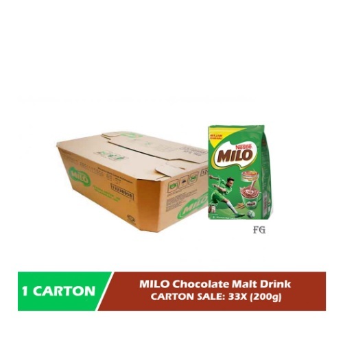 Milo 200g x 33 Refill Pack (Carton) | Shopee Malaysia