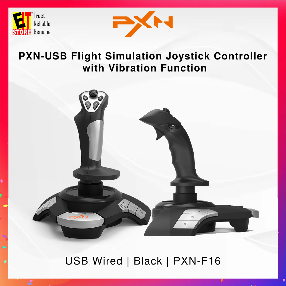 PXN USB Flight Simulation Joystick Controller with Vibration Function ...