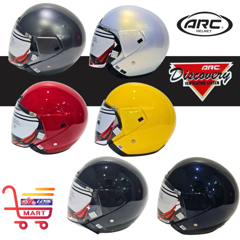 ARC DISCOVERY HELMET (HELMET FIBER GLASS)(100% ORIGINAL) | Shopee Malaysia