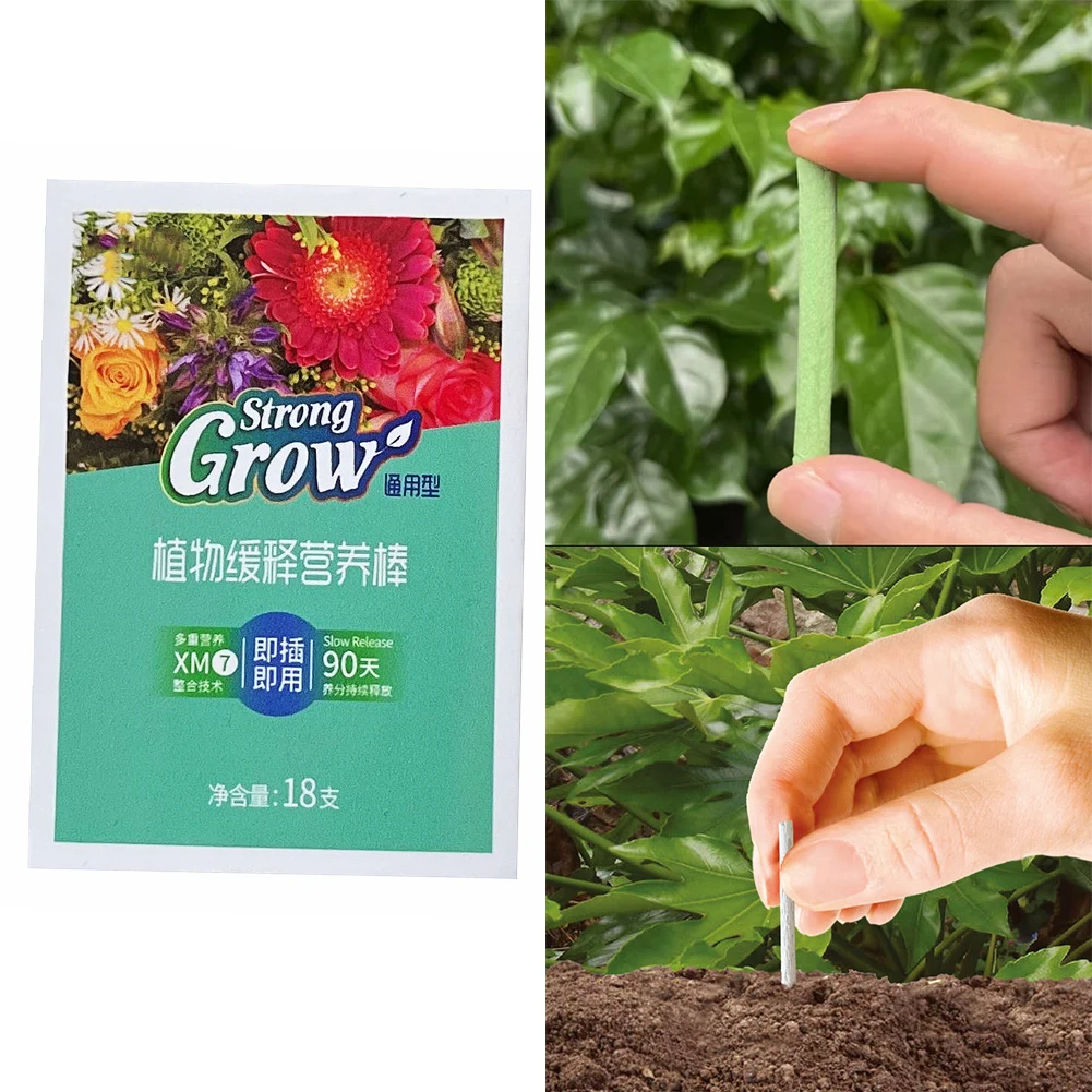 30Pcs/Box Plant Food Fertilizer Stick Slow Release Stick Nutrient For ...