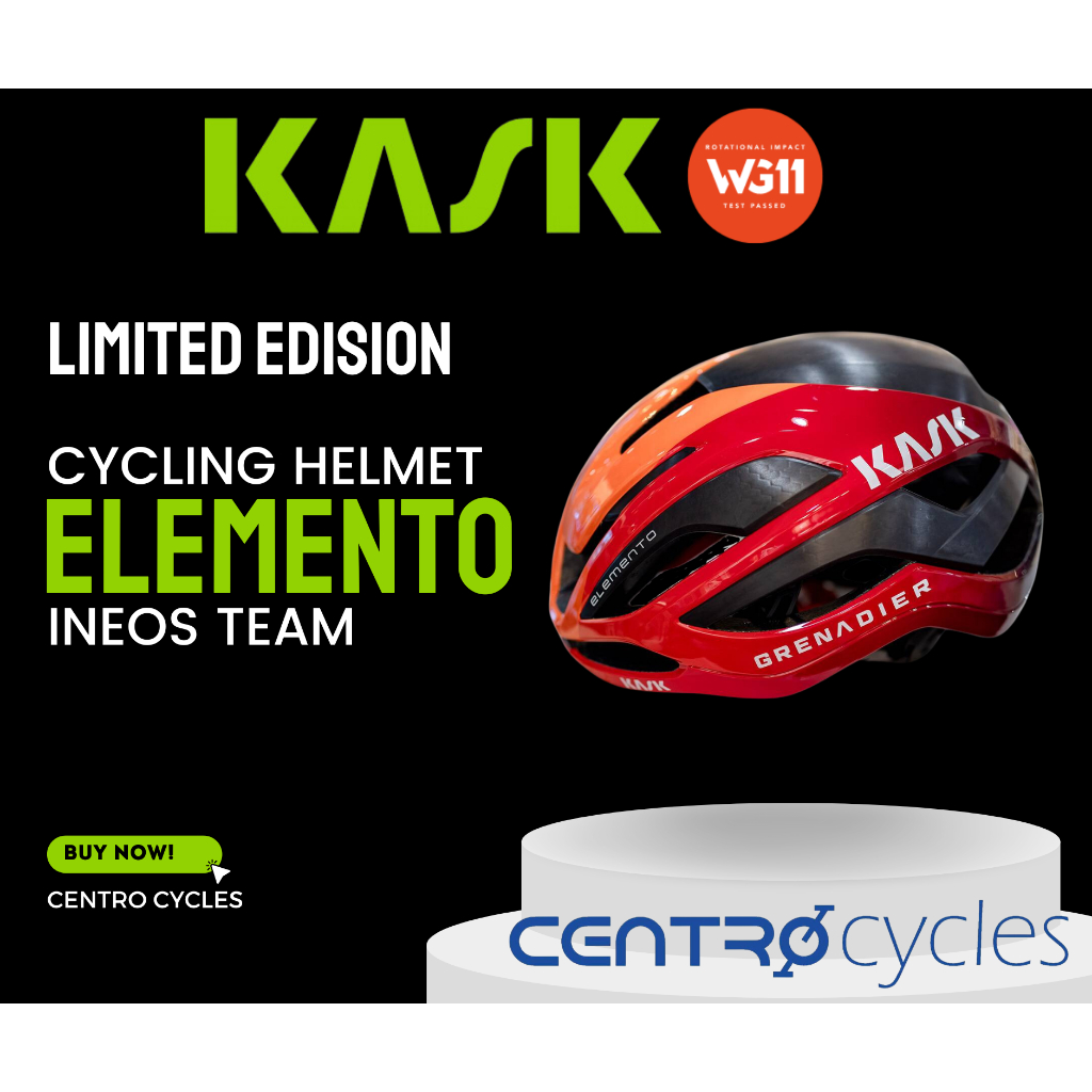 KASK ELEMENTO INEOS GRENADIERS TEAM EDITION HELMET | Shopee Malaysia
