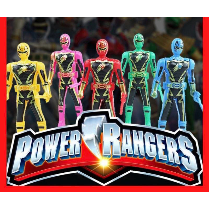 Power Rangers Mini Figure 5 in 1 Set Toys | Shopee Malaysia