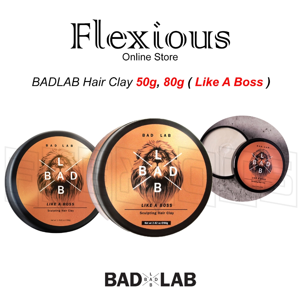 *BADLAB* Sculpting Hair Clay 50g, 80g ( Like a Boss ) | Shopee Malaysia