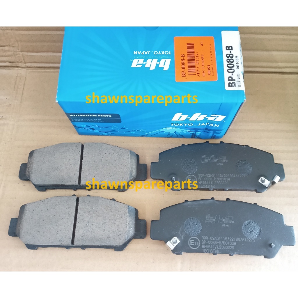 FRONT BKA Japan CERAMIC Disc Brake Pad Perodua Ativa / Alza D27A 2023 ...