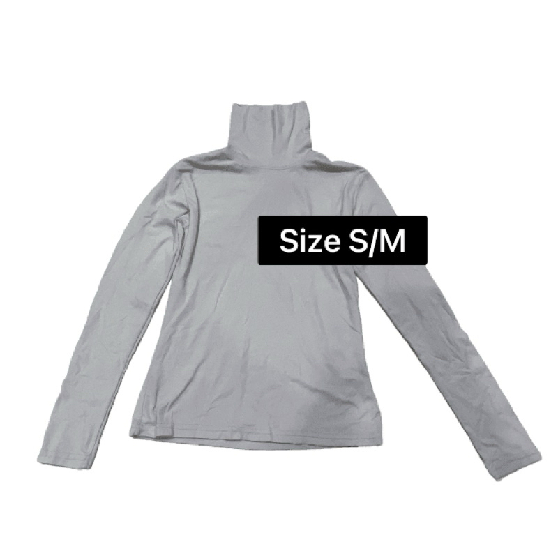 Muslimah Turtleneck Inner Baju Blouse High Neck Long Sleeve Top Turtle ...