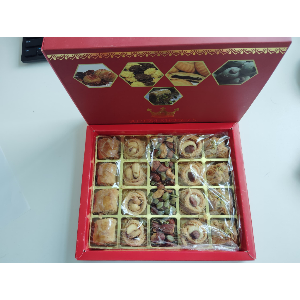 Altaj turkish Baklava sweet with 20 pieces in box Mixed sweets | Shopee Malaysia