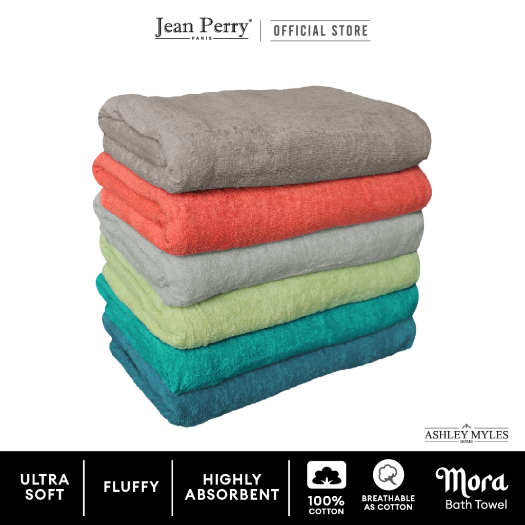 Ashley Myles Mora Cotton Bath Towel (27" x 54") [RECOMMENDED BEST FOR ...