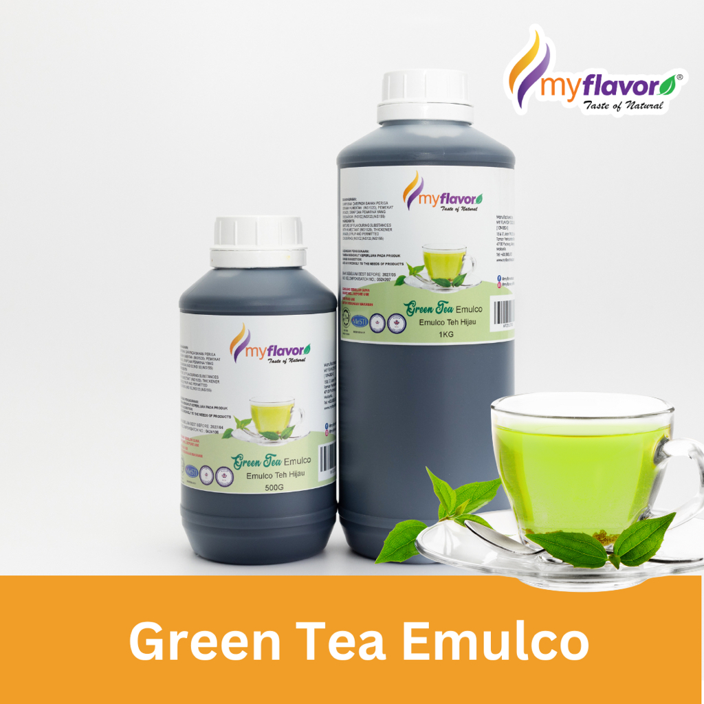 500G/1KG GREEN TEA EMULCO - HALAL FOOD FLAVOUR MyFlavor | Shopee Malaysia