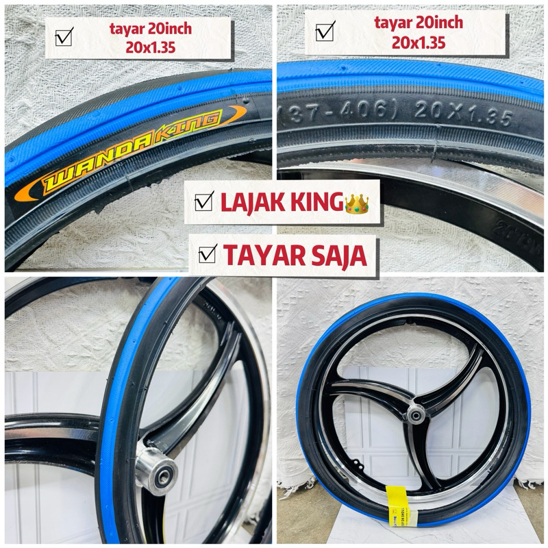 tayar Basikal 20inch/TAYAR Lajak 20" tayar BASIKAL Tyre SPRINTER 20 x 1 ...