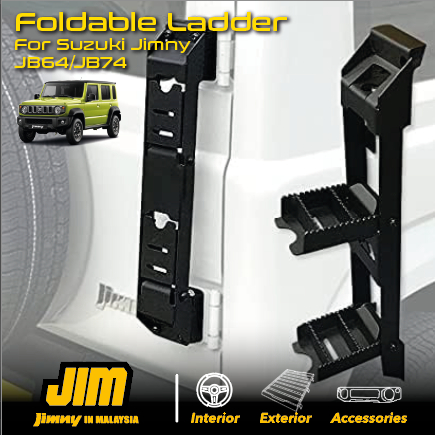 Suzuki Jimny Rear Ladder JB64 JB74 Sierra Folding Folable Tail Ladder ...