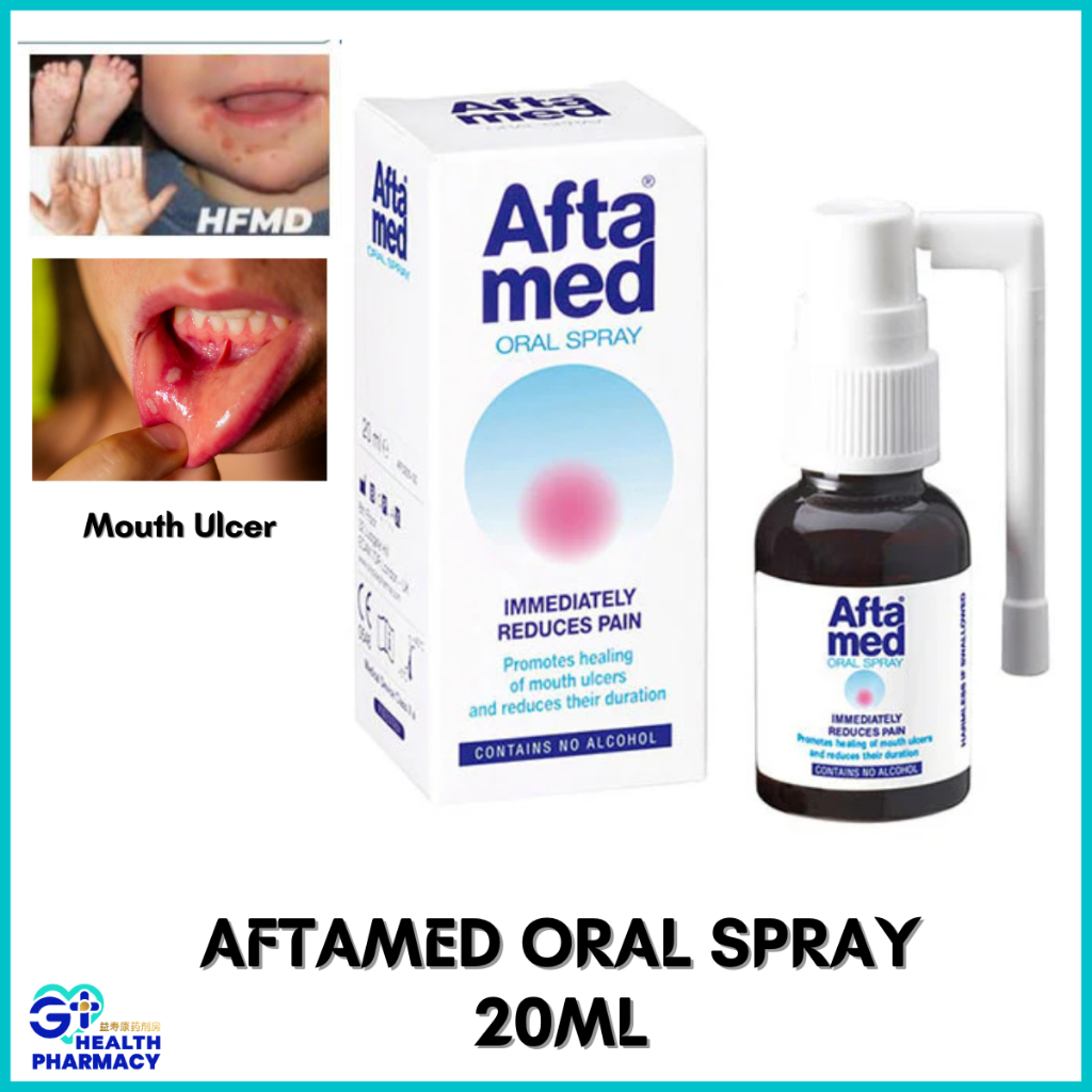 Aftamed Spray Oral Spray 20mL (Exp: 11/2026) | Shopee Malaysia