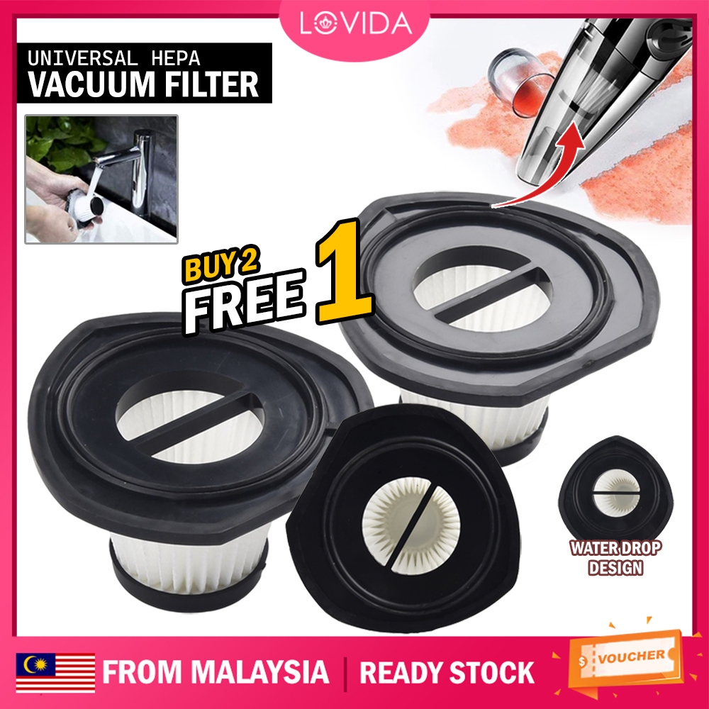 LOVIDA BUY2 FREE1 HEPA Vacuum Filter Cordless Replaceable HEPA Filter ...