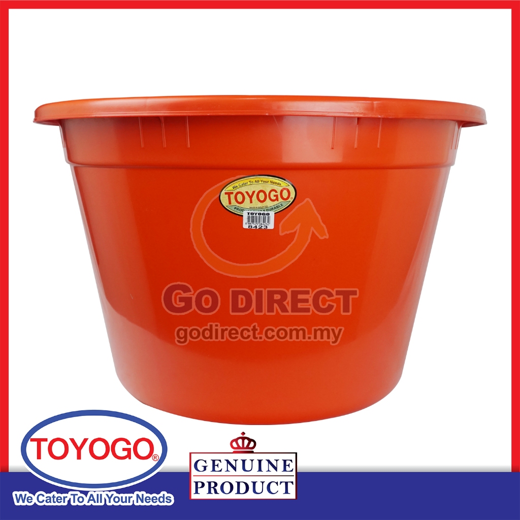TOYOGO 23" Deep Basin Water Pail Food Grade Tub Baldi Air Tong Basin ...